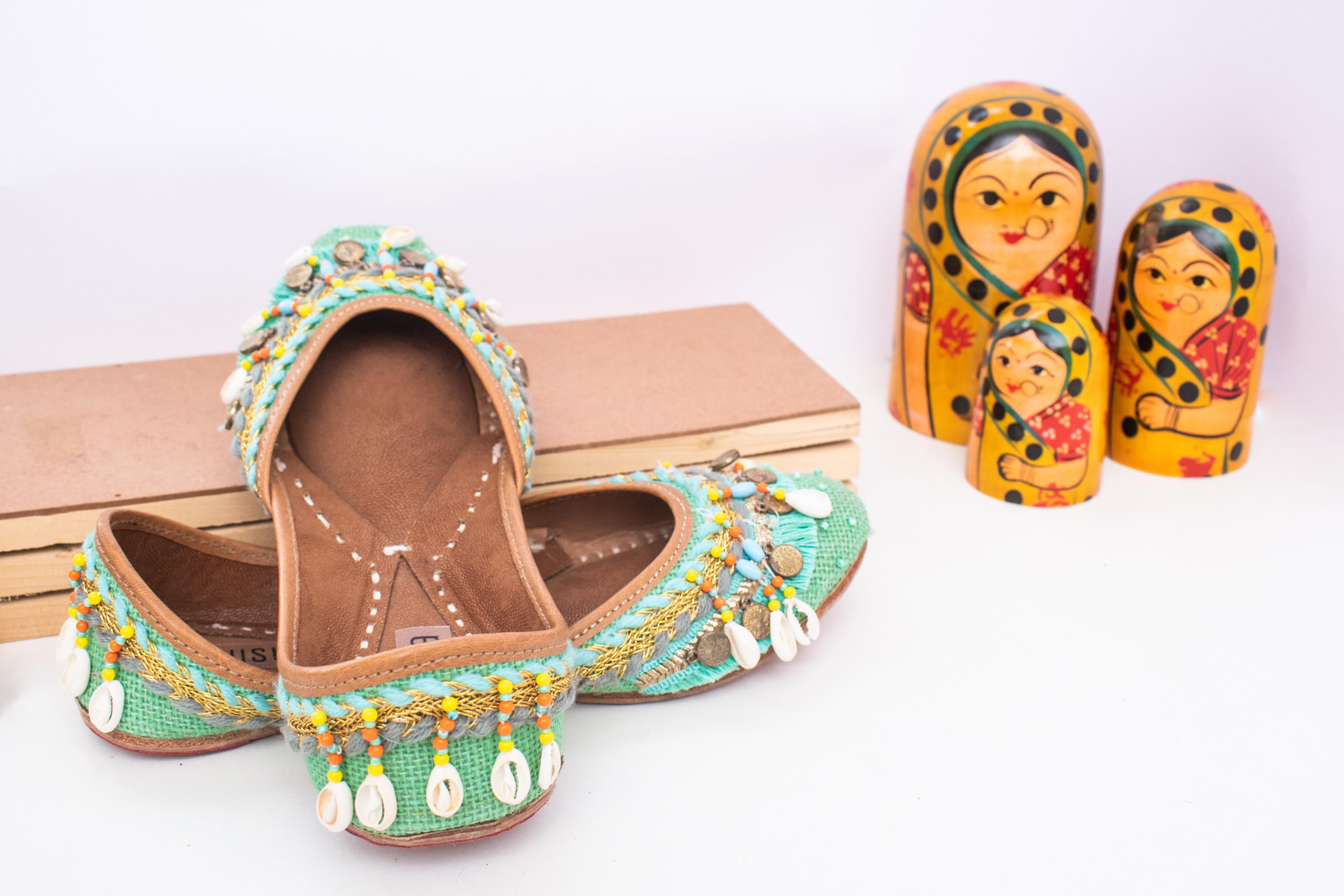 “Step into Tradition: The Timeless Allure of Indian Embroidered Footwear”