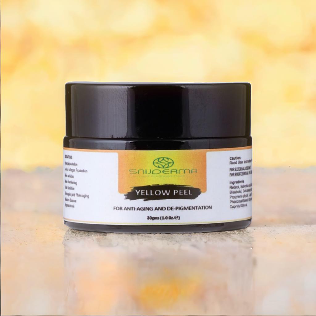 Yellow Peel for Pigmentation Acne Scars and Anti Ageing